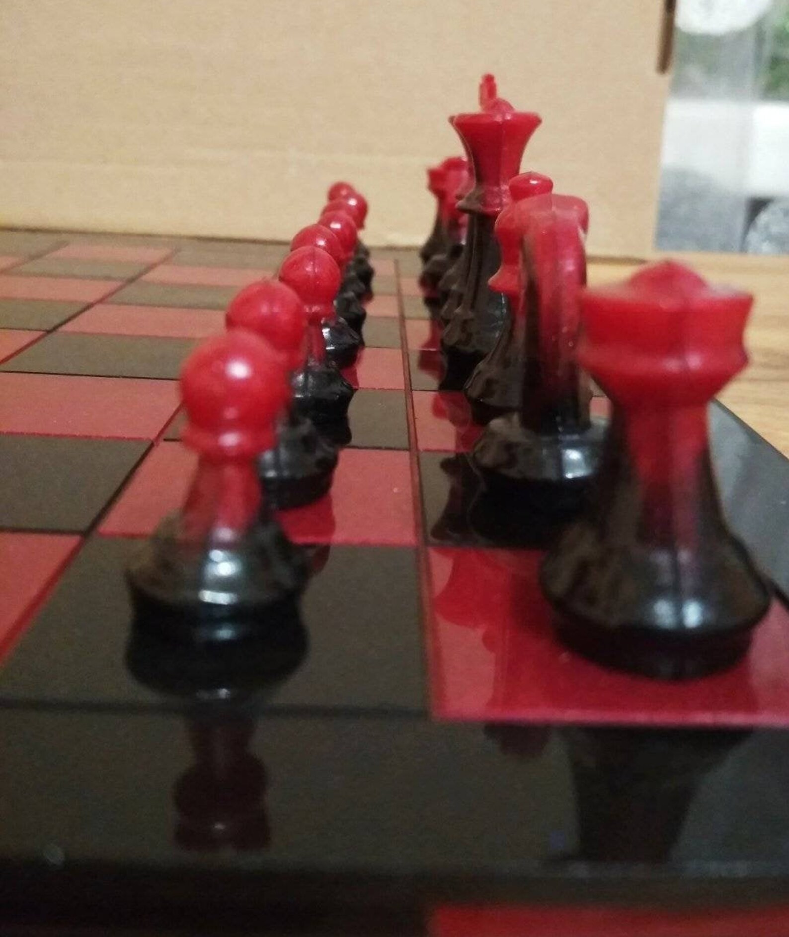 Custom chess pieces choose your own colors 45mm king | Etsy
