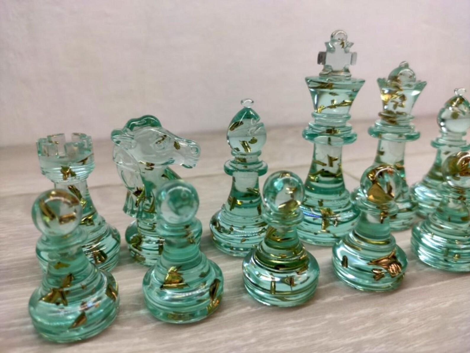 Custom Resin Chess Sets With Board Size of King 2.75 Inch 7 - Etsy