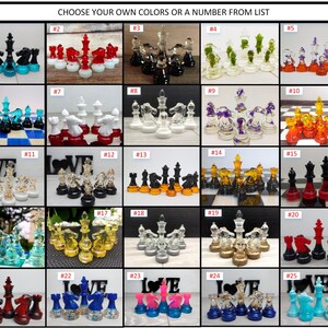 Premium Chess Set | Custom Resin Chess Sets With Board | Size of King 2 ...