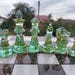 Golden Flakes Custom Resin Chess Set With Board | Size of King 2.75 ...