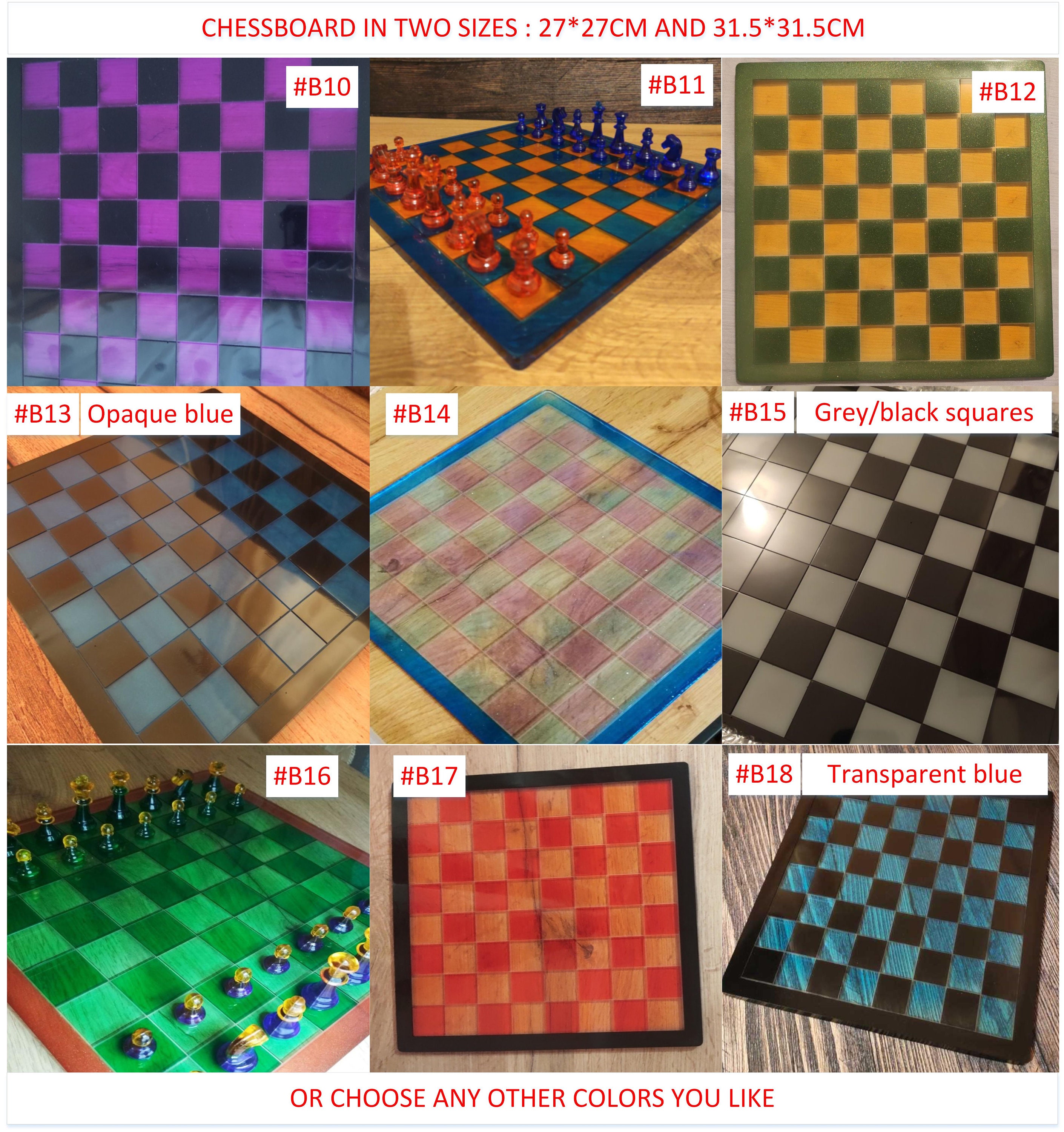 Custom Chess Board With Chess Pieces Unique Chess Pieces | Etsy