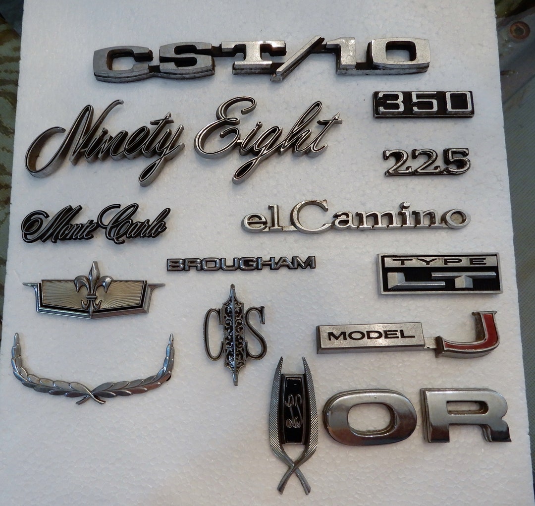 Metal Lot of 14 Car and Truck Emblems - Etsy