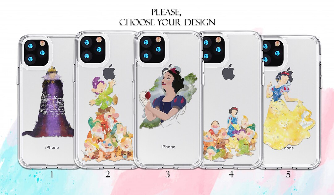 Disney iPhone 16e 15 14 13 Case Snow White Galaxy S25 S24 Case iPhone ...