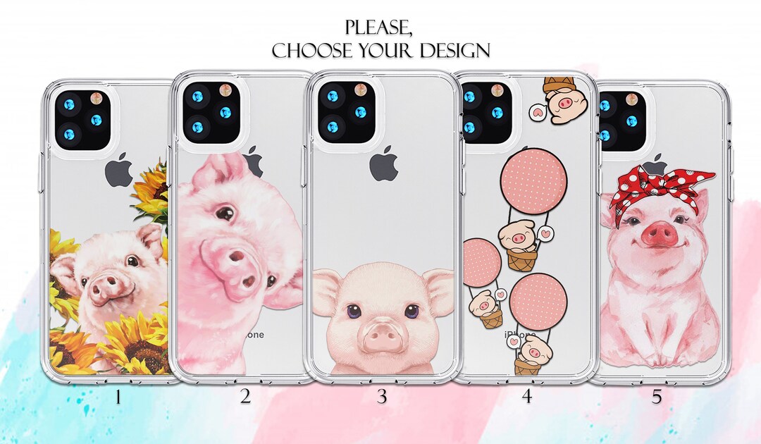 Piglet iPhone 16e 15 14 Case Pig Galaxy S25 S24 Case iPhone 11 12 13 ...