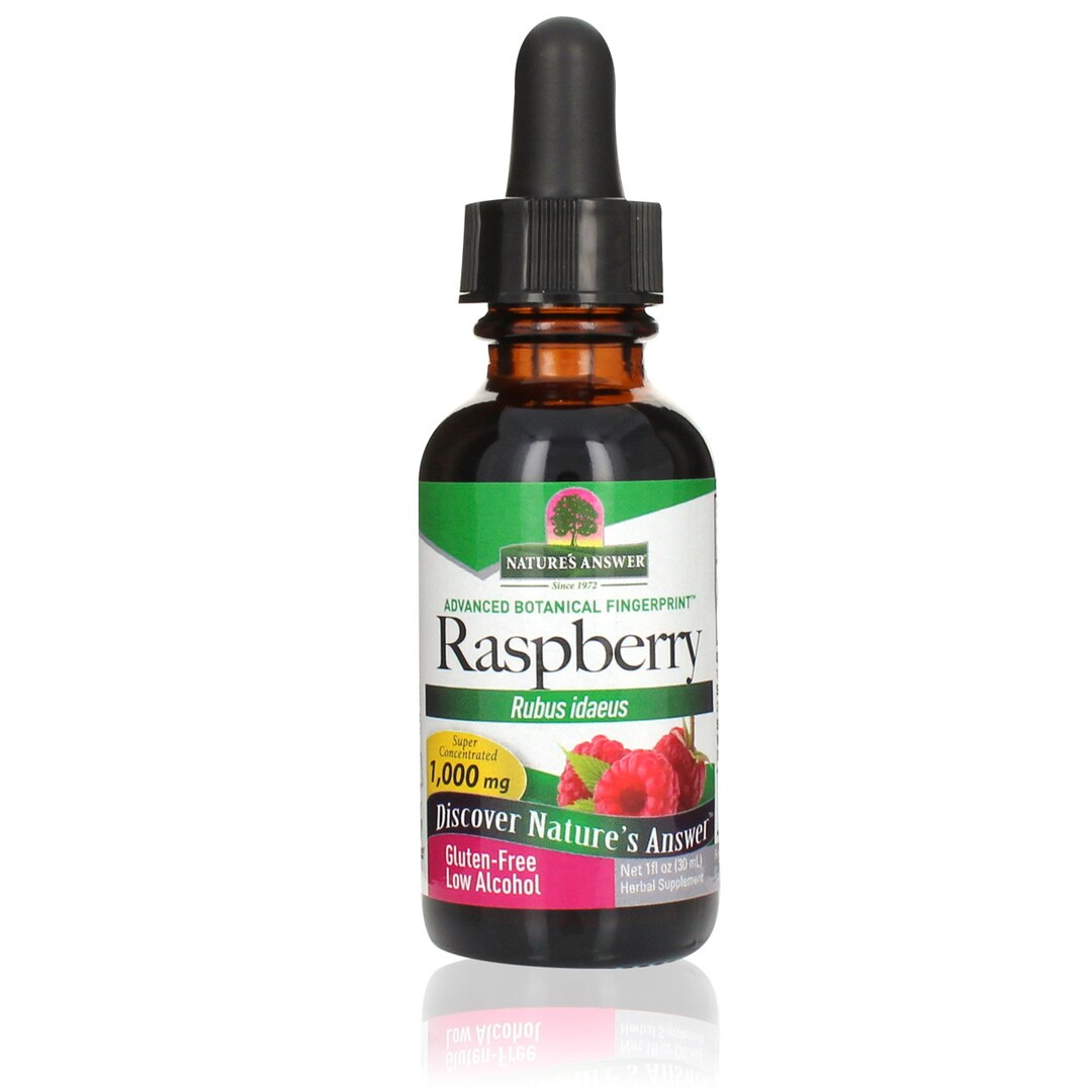 Nature's Answer Low Alcohol - Raspberry Herbal Extract - 1,000 Mg - 1 ...