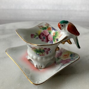Miniature Tea Cup With Parrot Handle - Etsy