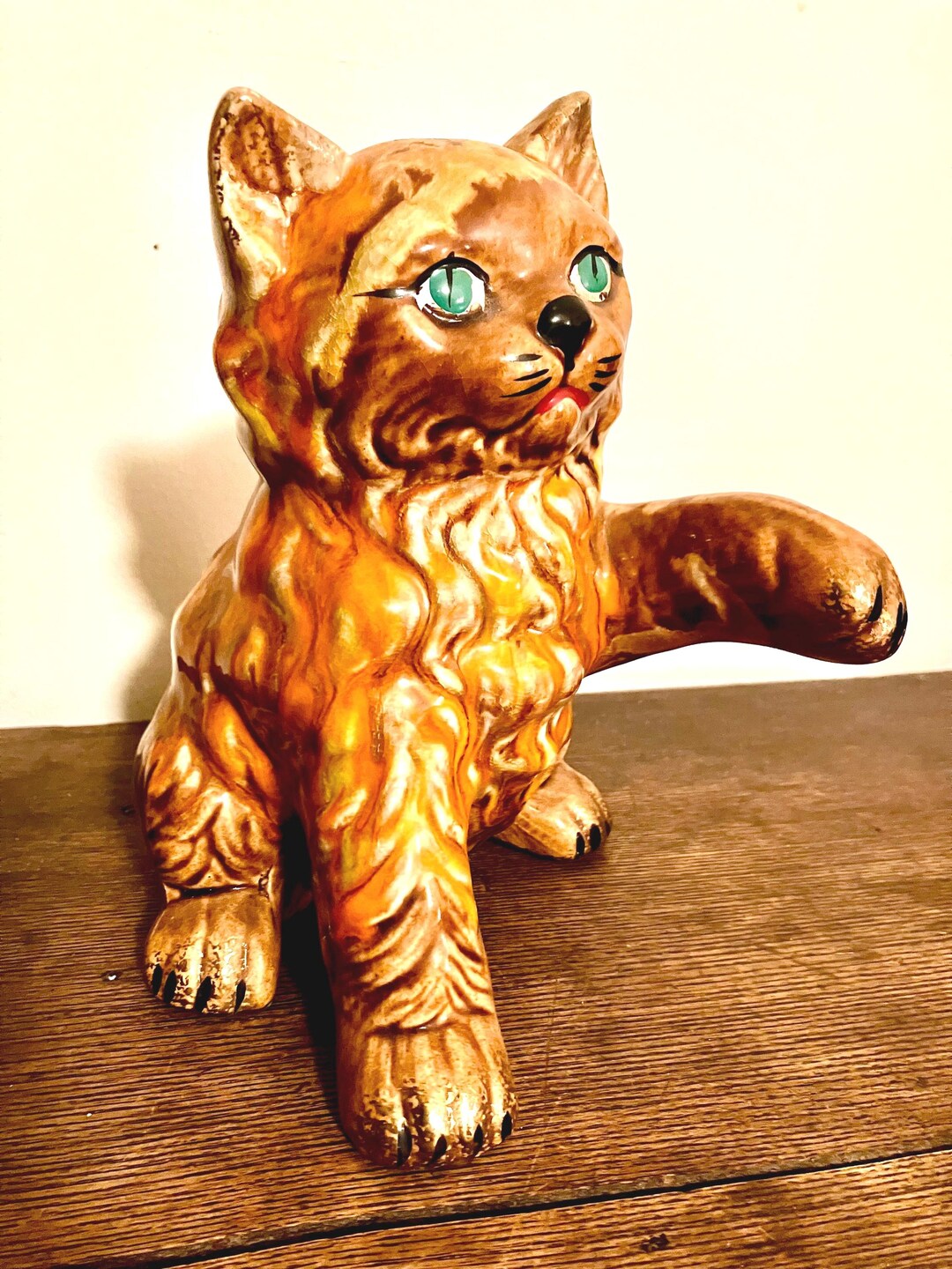 1970’s Persian Ceramic Orange Cat, Made by California Originals - Etsy