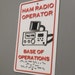 Custom 3D Printed Callsign Sign – Personalized Ham & CB Radio ...