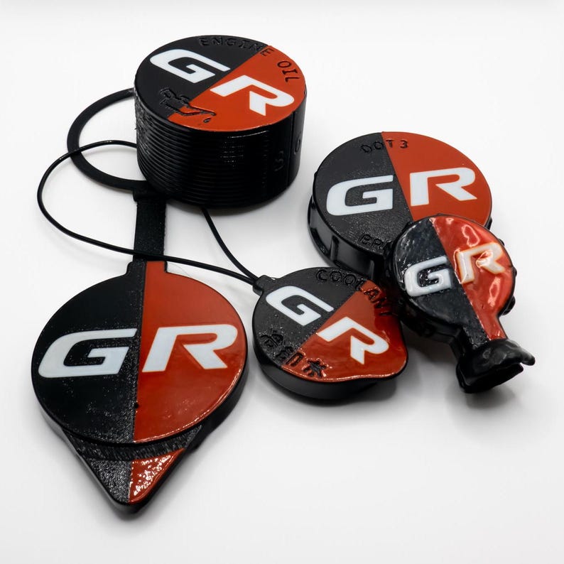Toyota GR86 Engine Bay Caps | 3D Printed ABS Reservoir Covers - Etsy UK