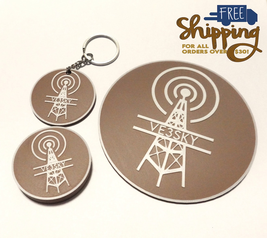 Ham Radio Callsigns || Amateur Radio Gifts || Radio Operator Keychains ...