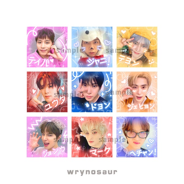 Nct Stickers - Etsy