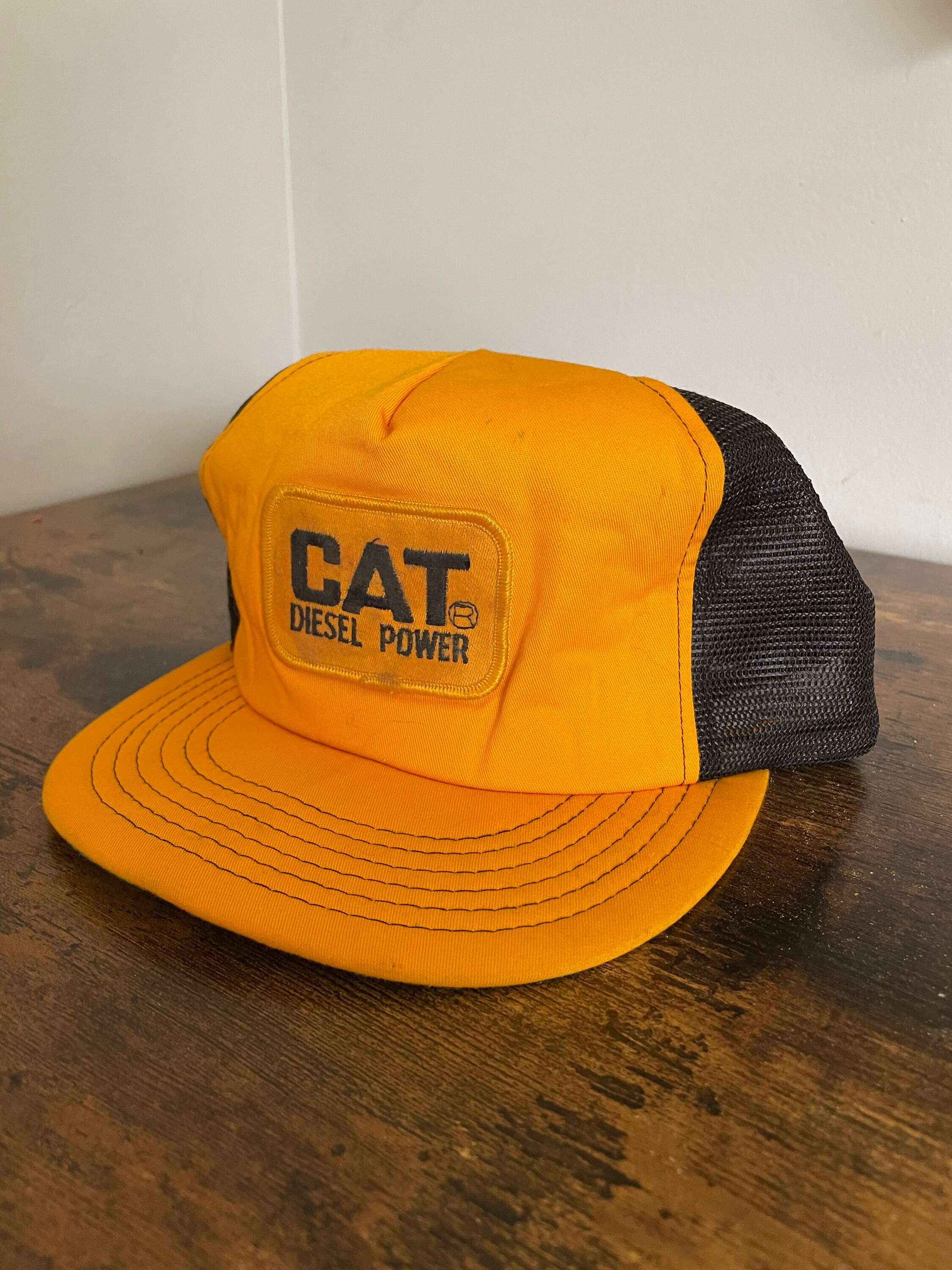 Vintage Cat Diesel Trucker Hat - Etsy