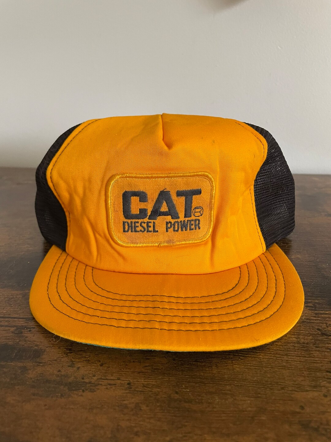 Vintage Cat Diesel Trucker Hat - Etsy
