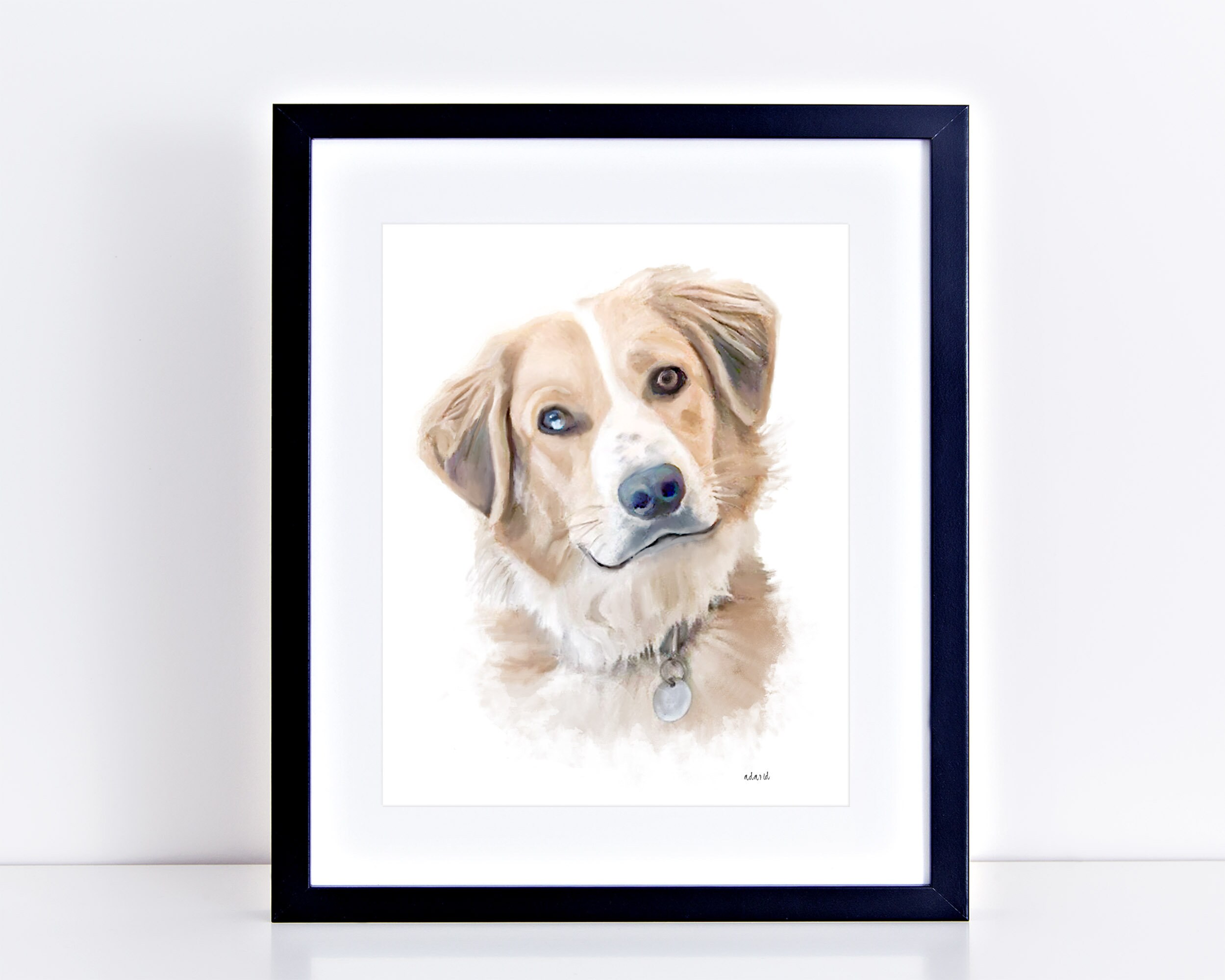 Custom Pet portrait Custom dog painting Custom cat painting | Etsy