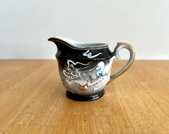 Vintage Hand Painted Moriage Dragonware Porcelain Creamer - Etsy