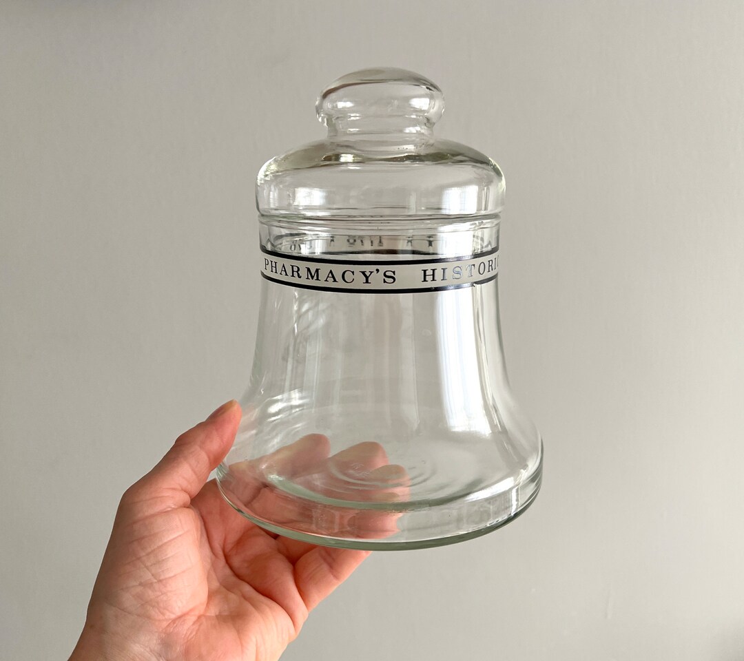 7h Libbey Liberty Bell Jar, Pharmacy's Historic Role Apothecary Jar ...