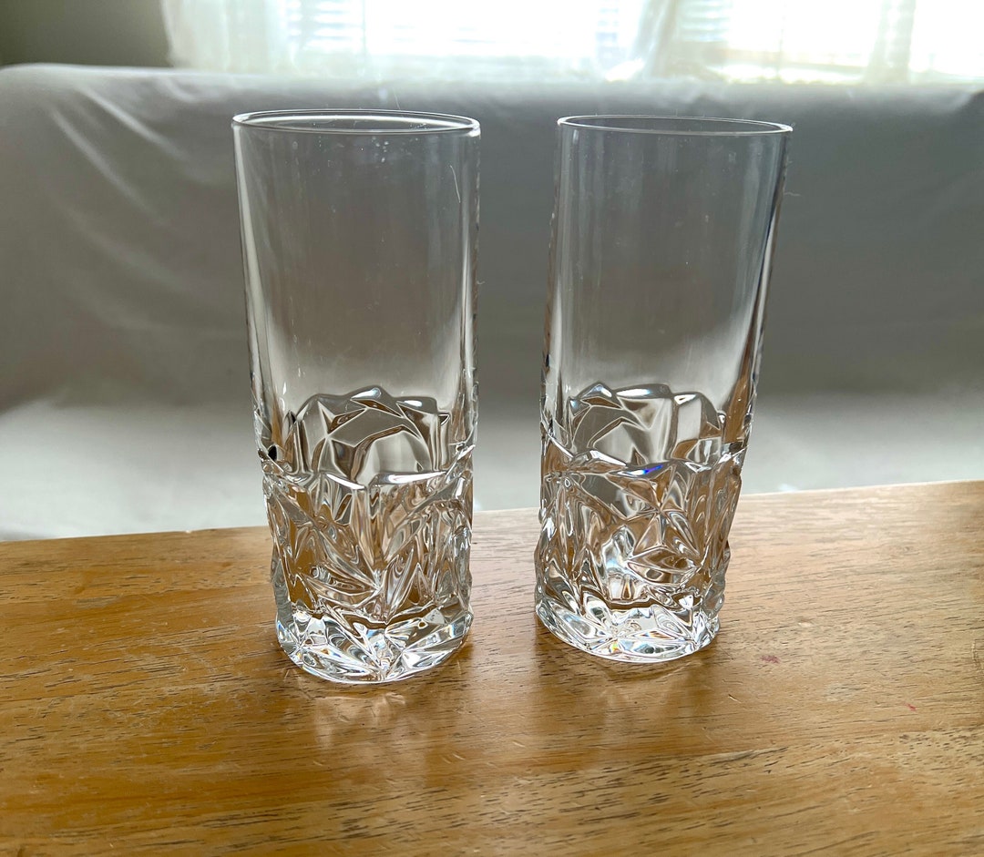 2 Tiffany & Co. Crystal Rock Cut Highball Glasses Advert for the Canon ...