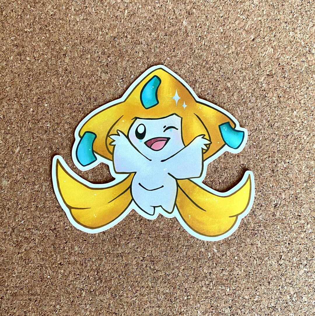 Jirachi Pokemon Vinyl Sticker - Etsy