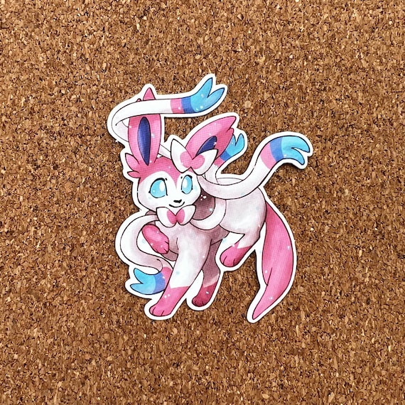 Sylveon Pokemon Vinyl Sticker | Etsy