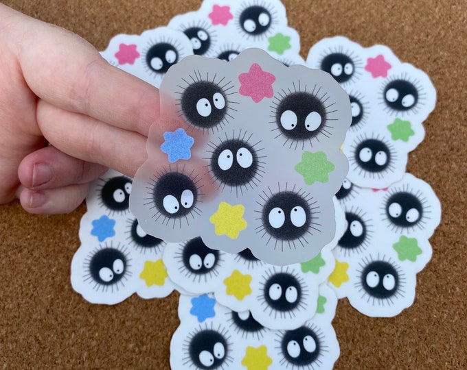 Vinyl Decal Soot Sprites Stickers Bumper Stickers 8 Pack - Etsy