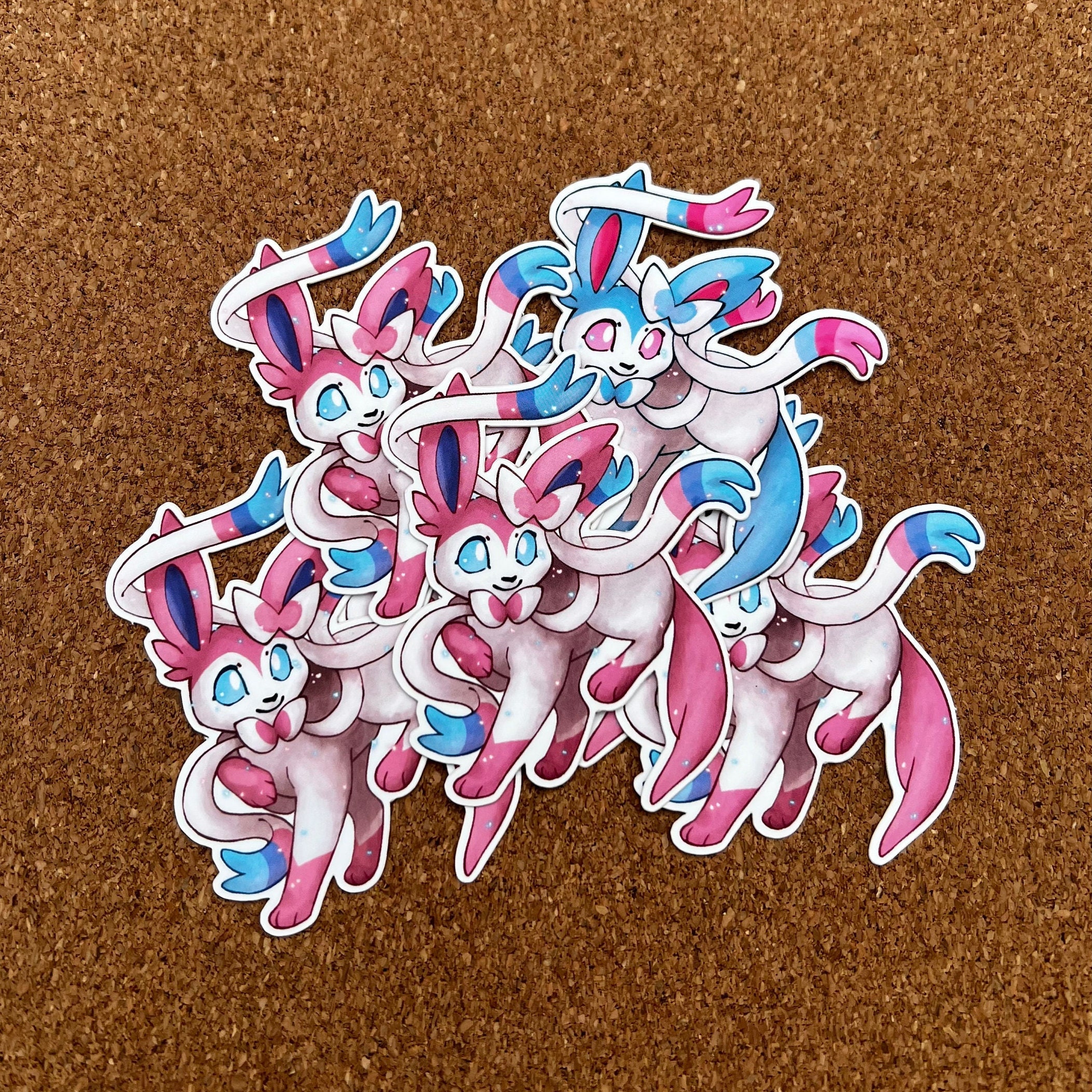 Sylveon Pokemon Vinyl Sticker - Etsy UK