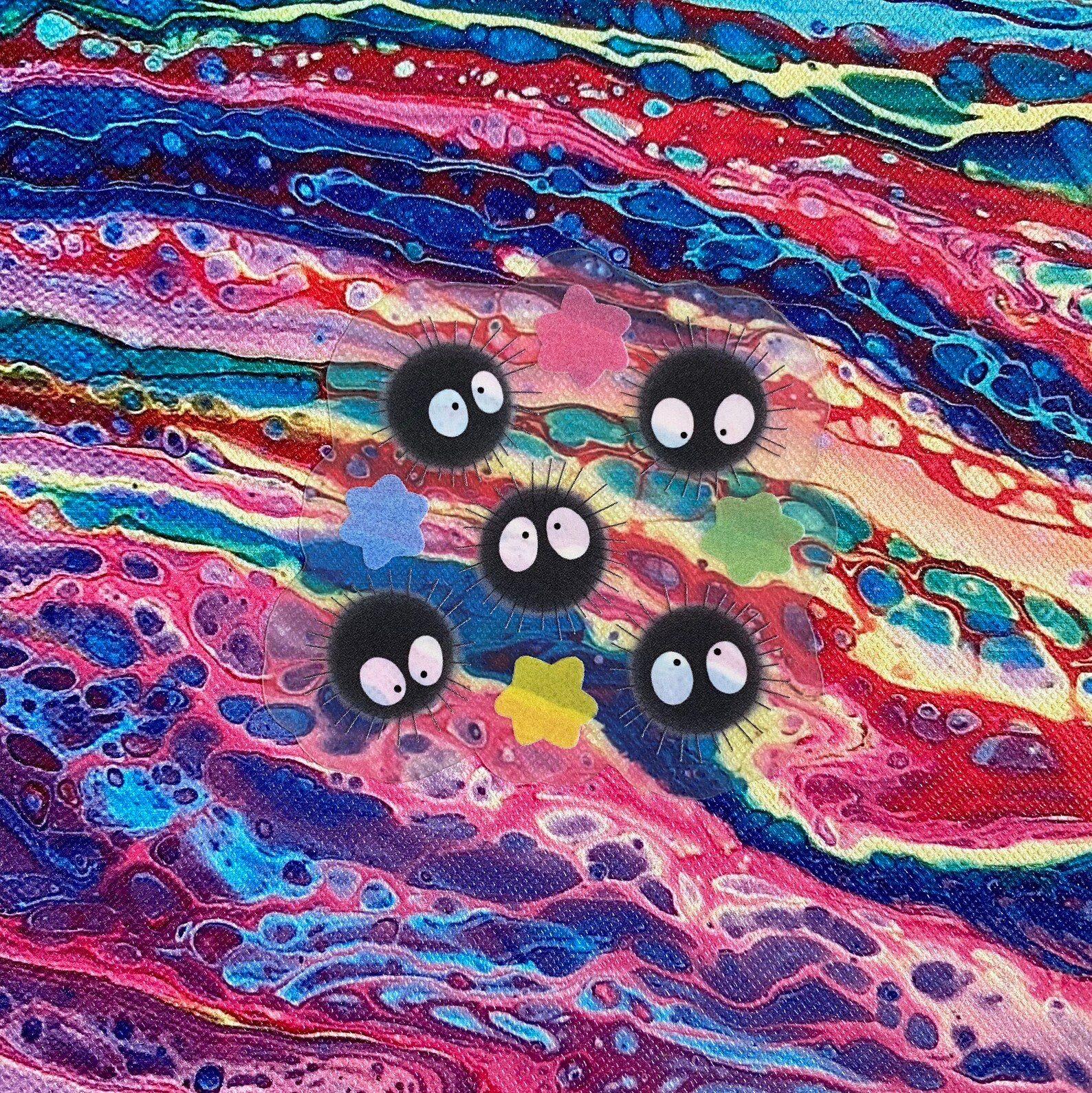 Soot Balls Sprites Clear Vinyl Sticker - Etsy