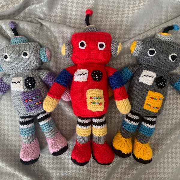 Stuffed Robot - Etsy