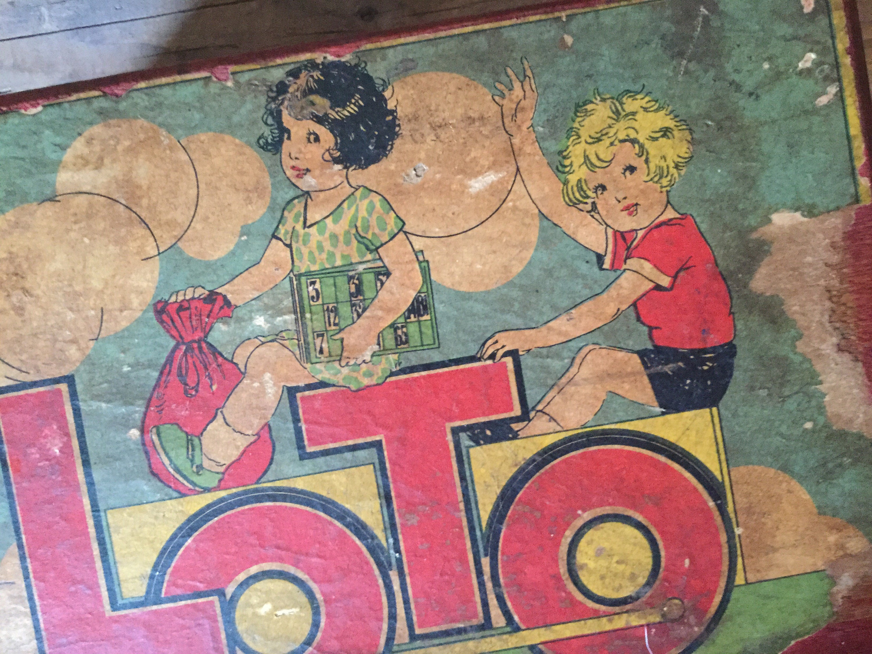 French Vintage Loto Game. Vintage Bingo Box. Decorative French | Etsy