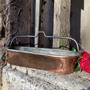 An Antique Copper Fish Kettle/fish Poacher, Steamer/a Jardiniere ...