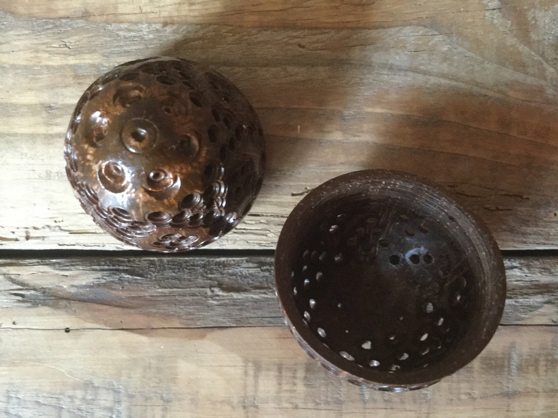 Carved Corozo Nut Rosary Egg Chiseled 19thc Tagua Nut Antique - Etsy