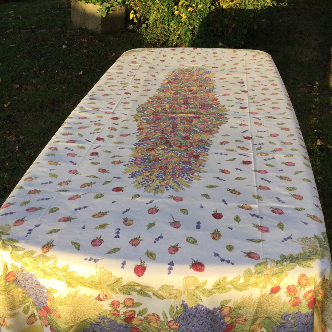 Long Rectangular Table Set/93ins X 64ins/vintage Table Cloth/8 - Etsy