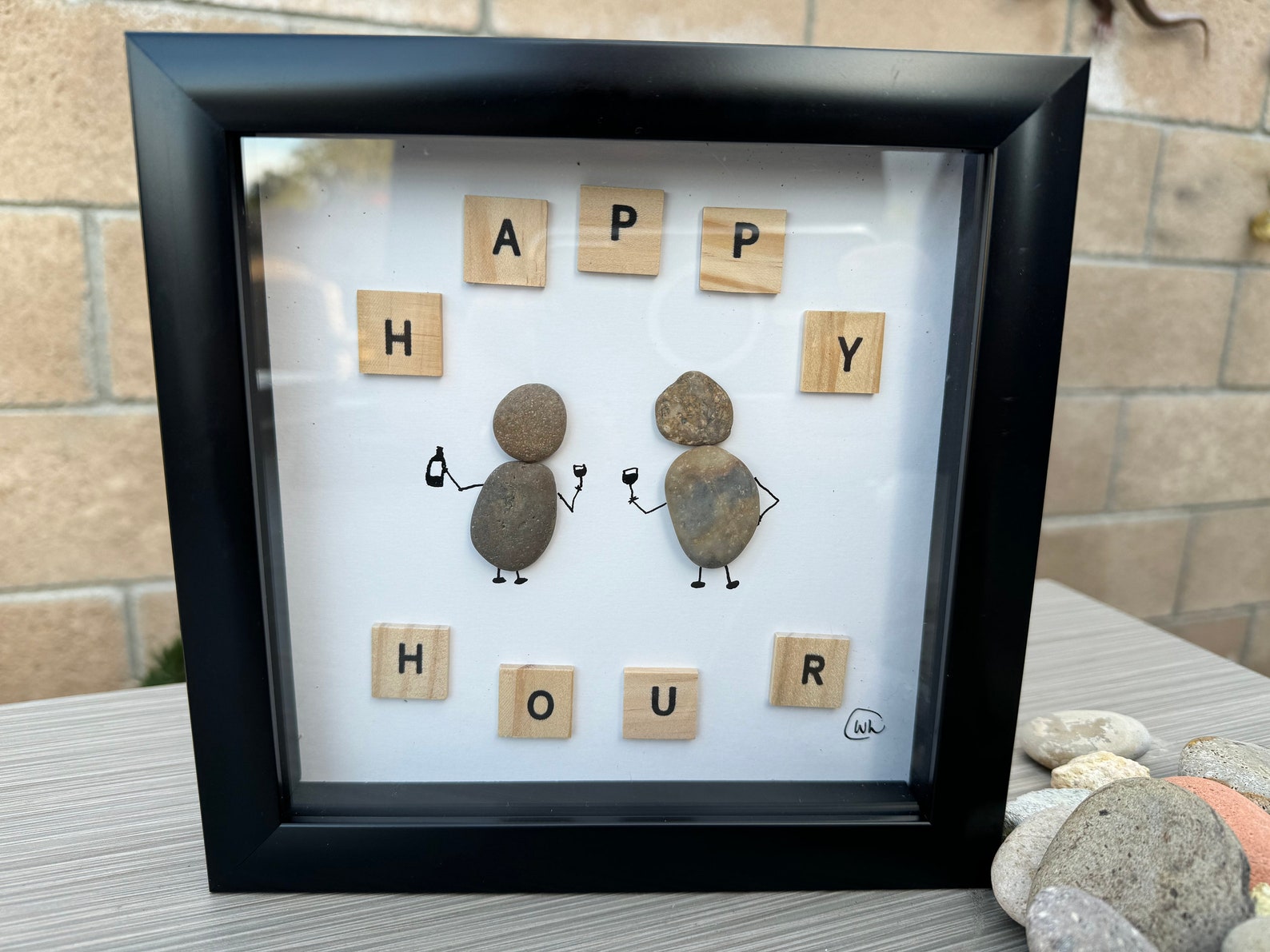 Shadow Box Rock Art - Etsy