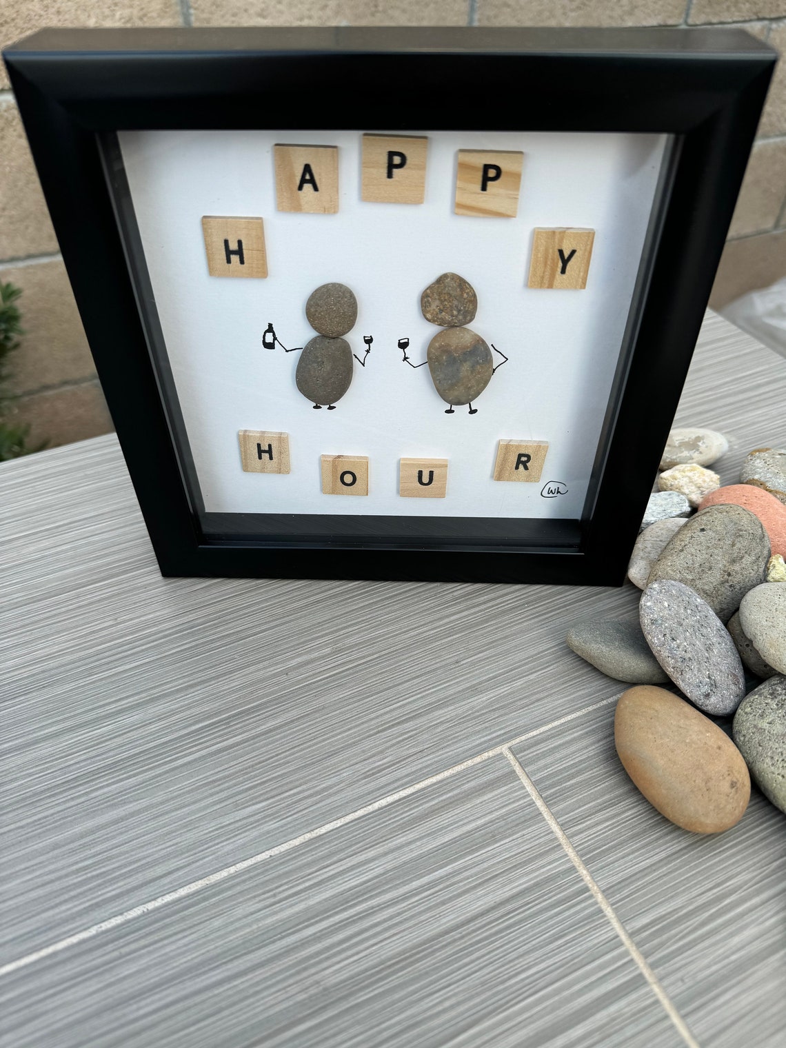 Shadow Box Rock Art - Etsy