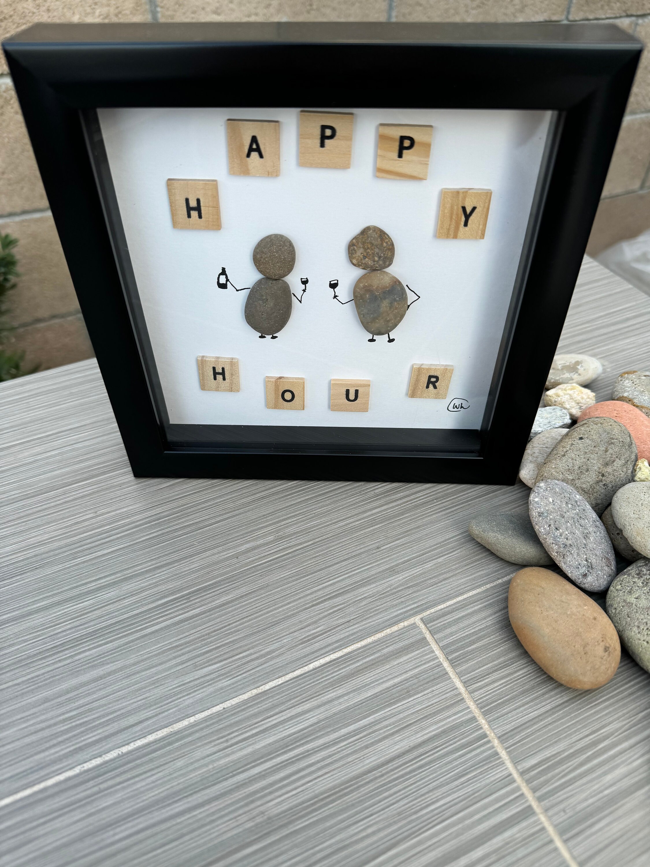 Shadow Box Rock Art - Etsy
