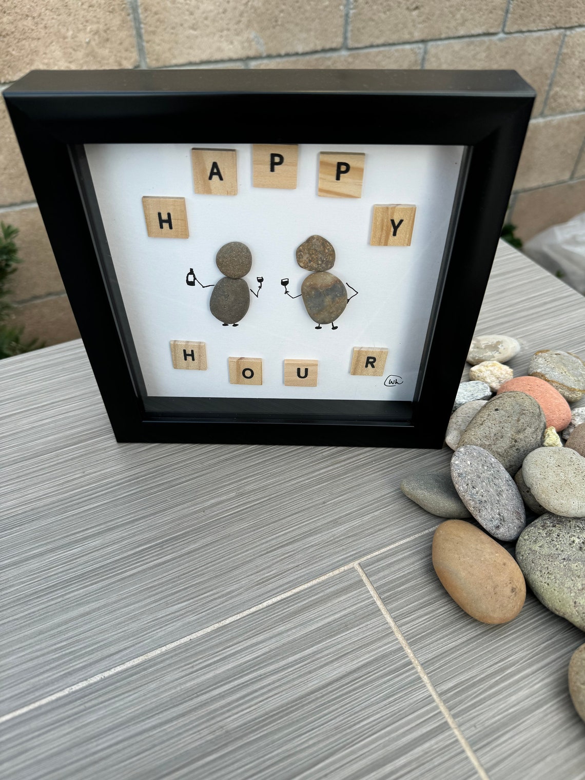 Shadow Box Rock Art - Etsy