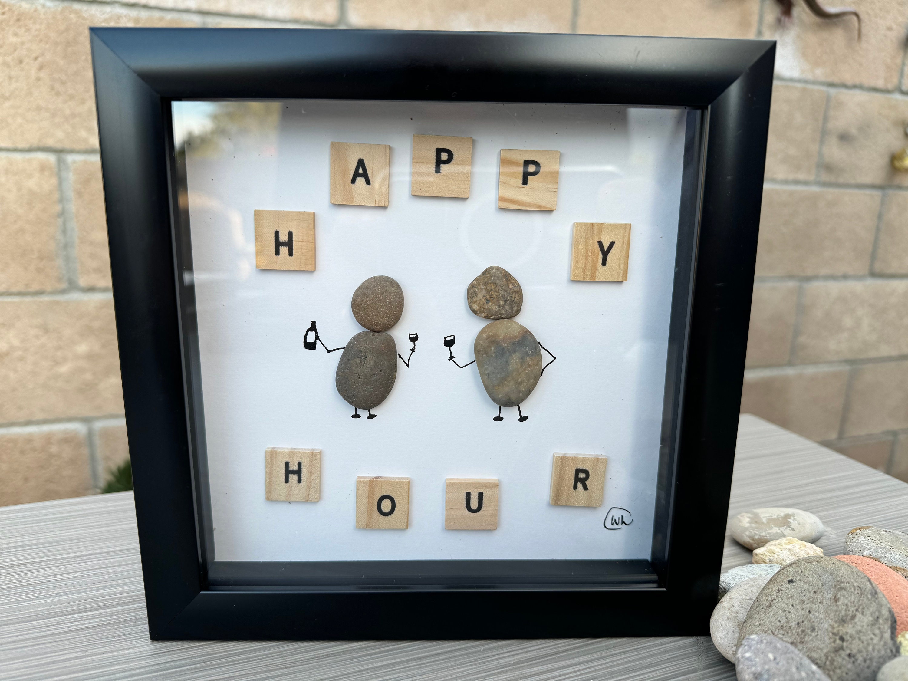 Shadow Box Rock Art - Etsy