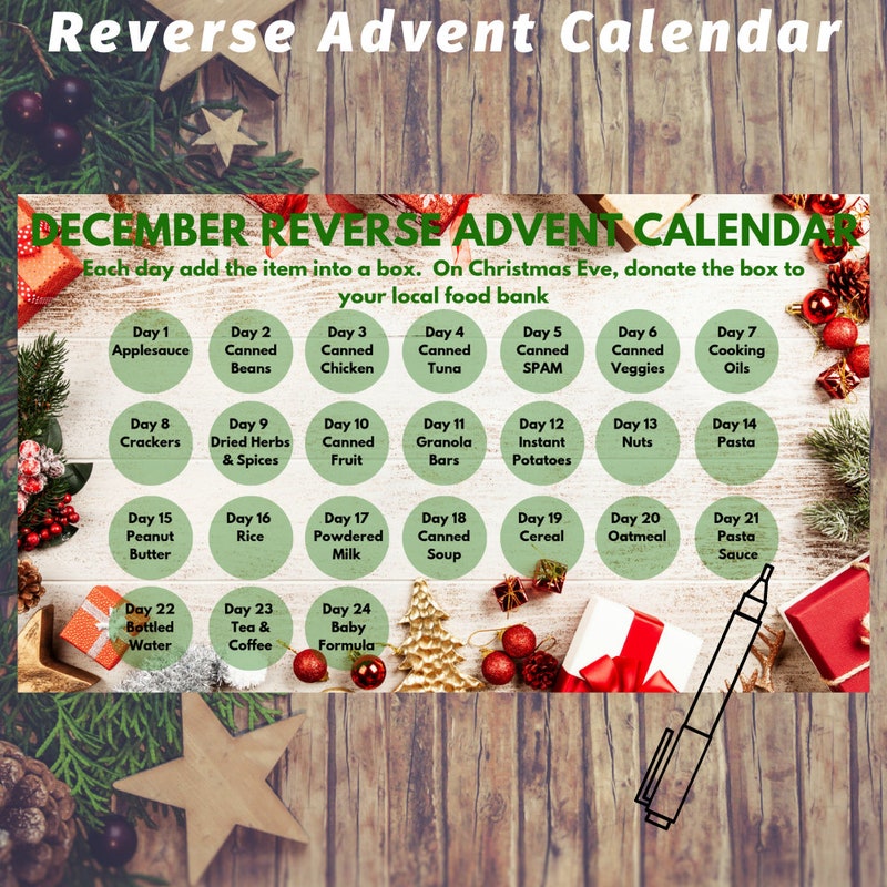 Charity Calendar - Etsy