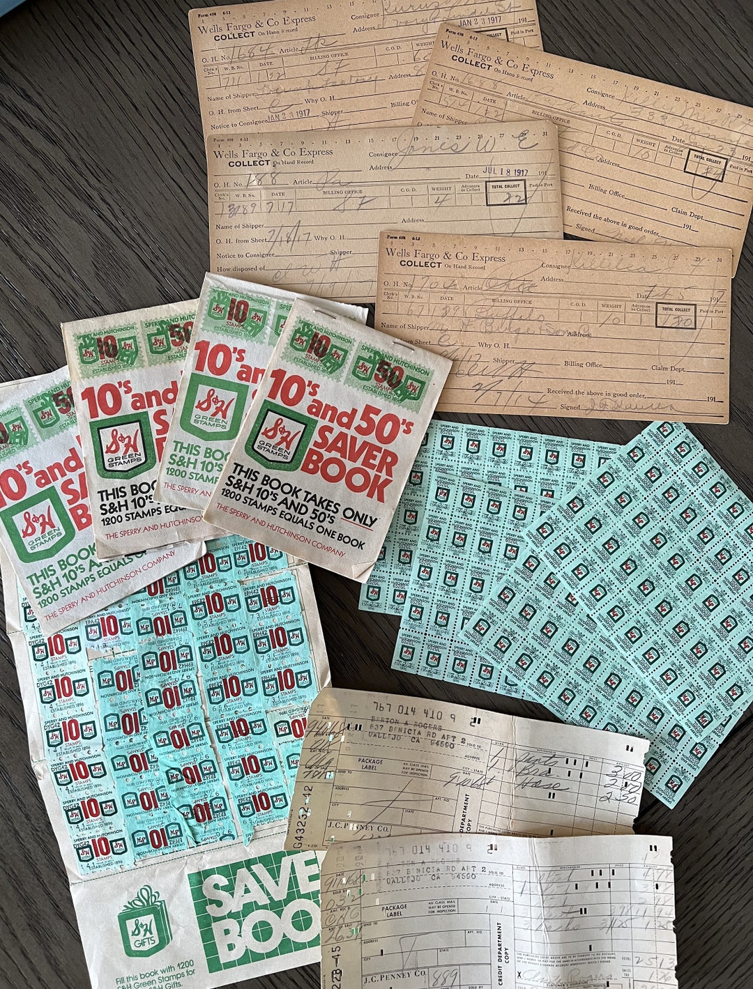 Vintage Tickets/stamps - Etsy