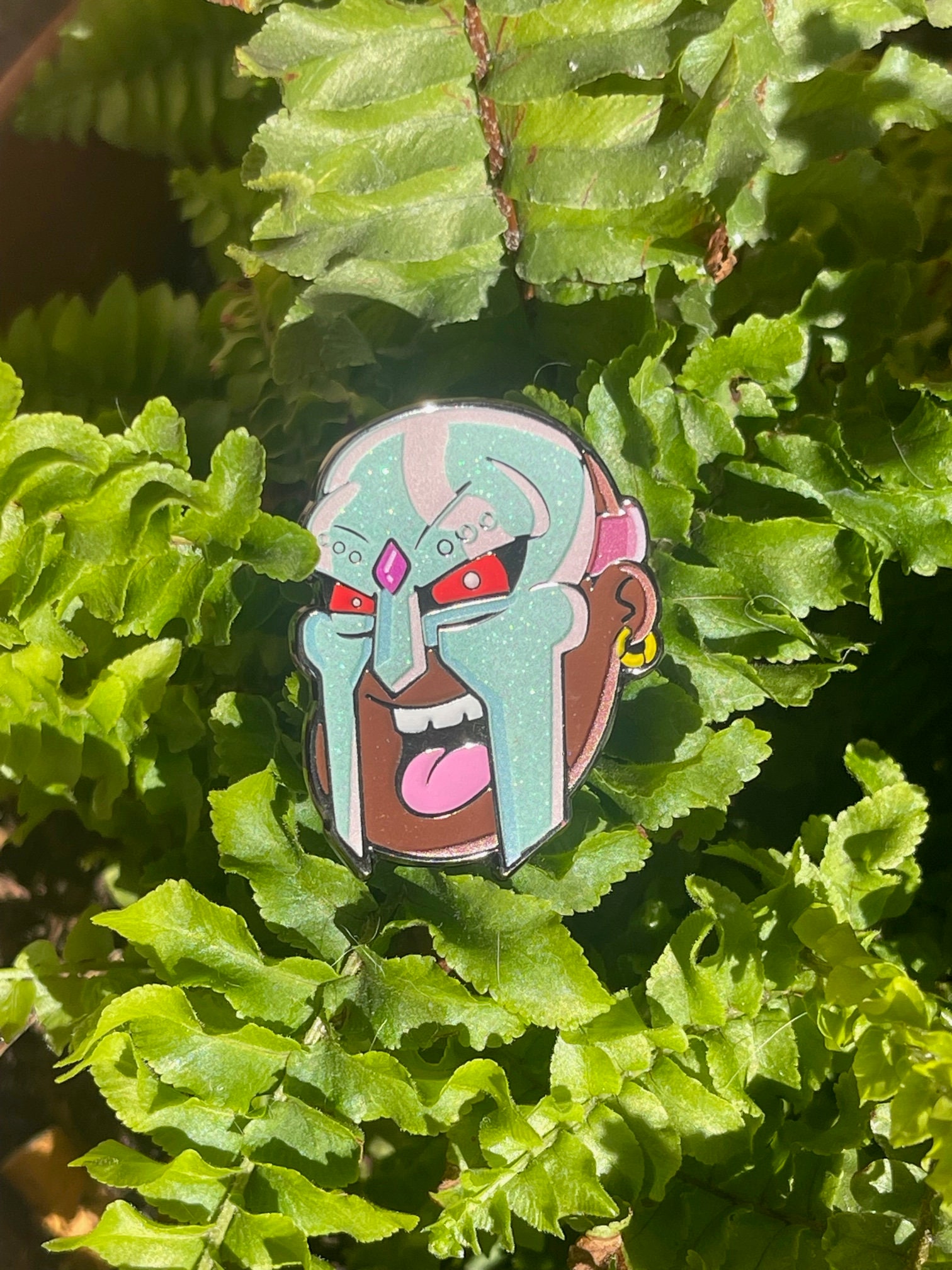 Heavy Metal DOOM Pin - MF DOOM Inspired Enamel Pin - Etsy