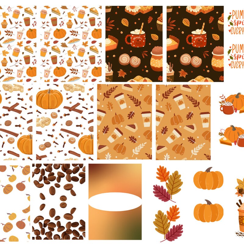Fall Nail Decals - Etsy