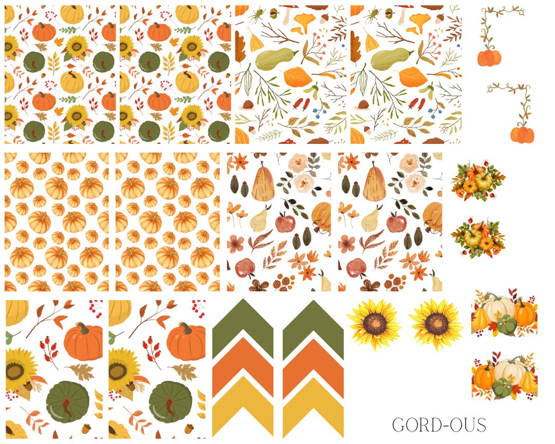 Gourd-ous Waterslide Nail Decals - Etsy