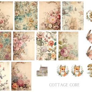 Cottage Core Waterslide Nail Decals - Etsy