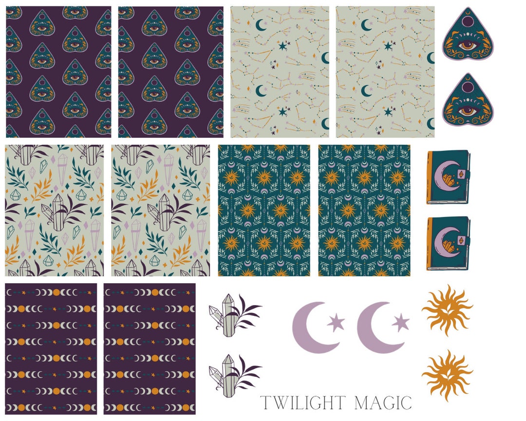 Twilight Magic Waterslide Nail Decals - Etsy