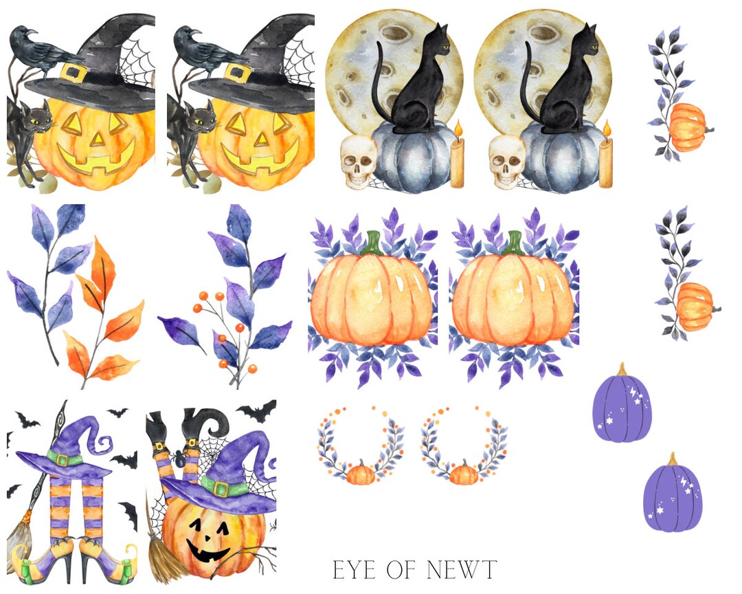 Eye of Newt Waterslide Nail Decals - Etsy