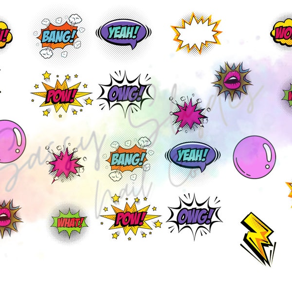 Pop Art Decal - Etsy