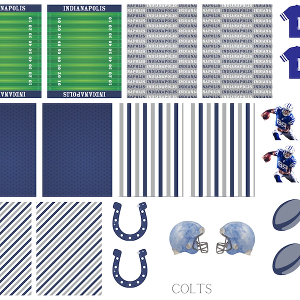 Colts Inspired - Etsy