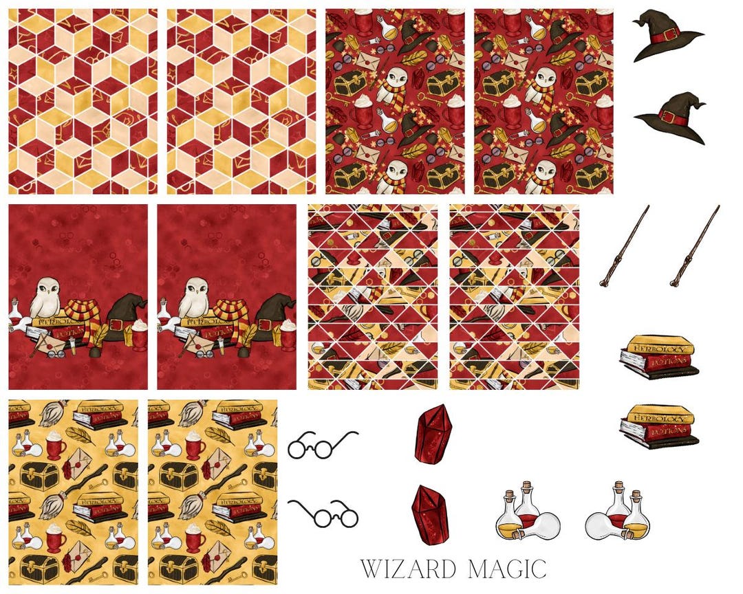 Wizard Magic Waterslide Nail Decals - Etsy