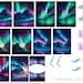 Northern Lights Waterslide Nail Decals - Etsy