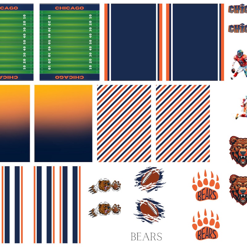 Sticker Chicago Bears Decal - Etsy UK