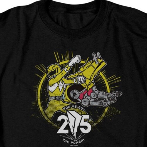 Power Rangers Yellow Ranger Yellow Shirts - Etsy